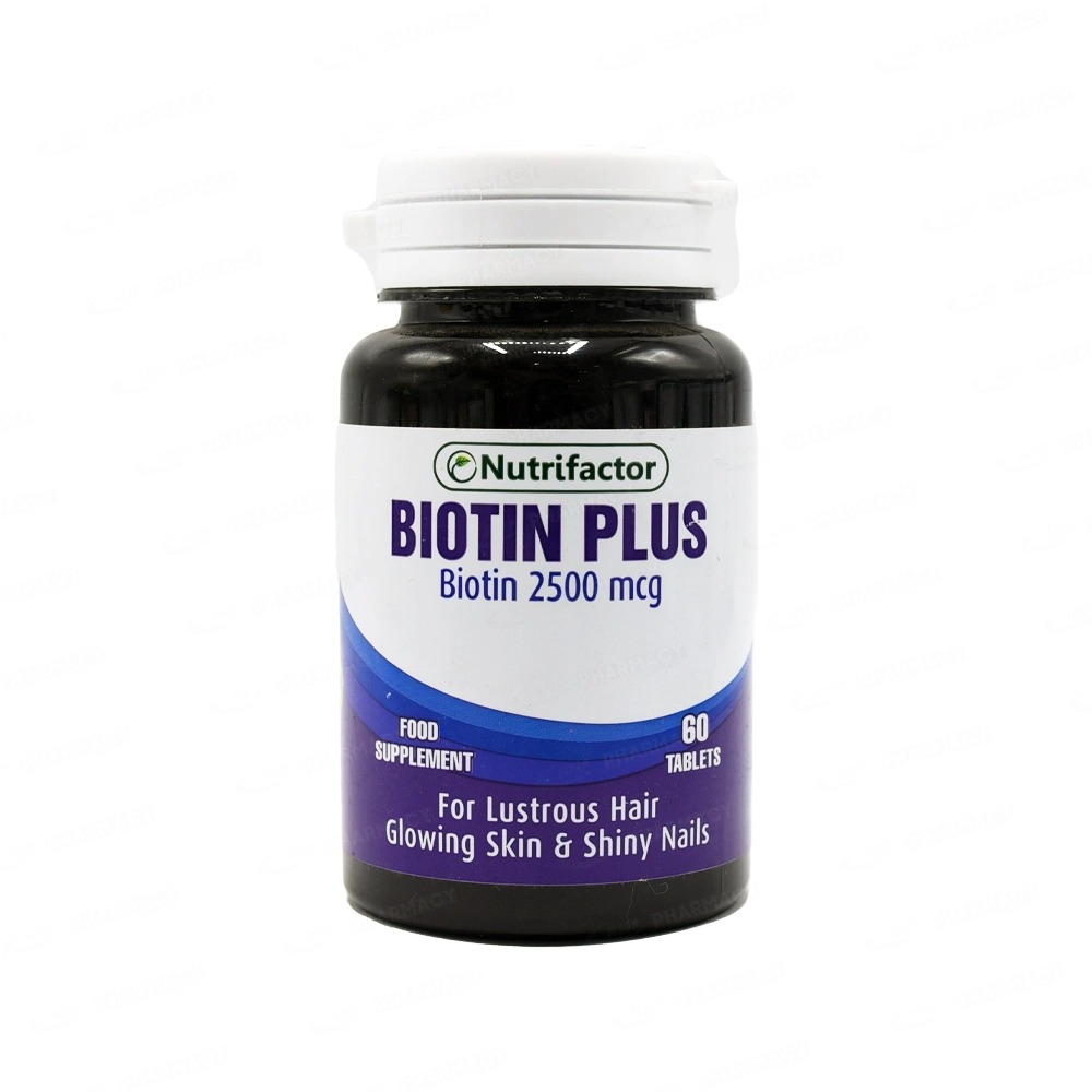 BIOTIN PLUS TAB 2500MCG NF 60S - NMP Pharmacy